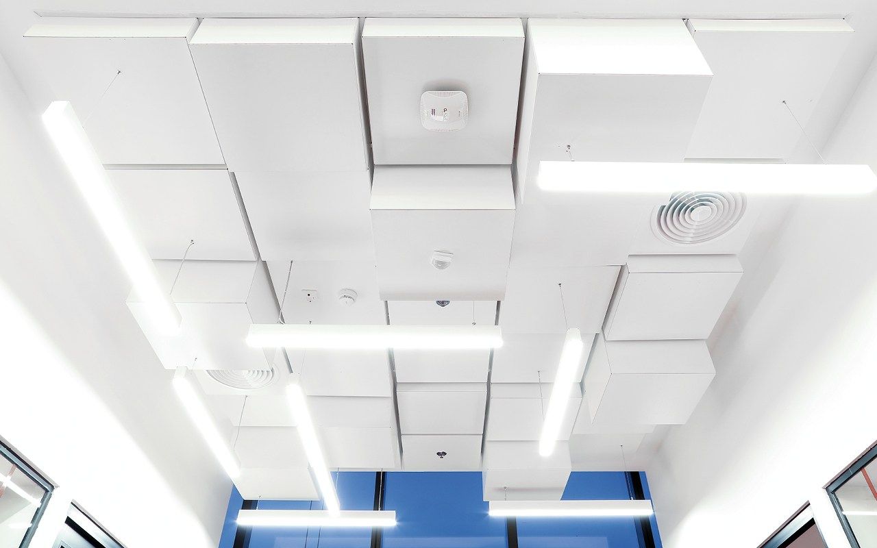 Ceiling panels MULTILEVEL 3D CUBE By atena