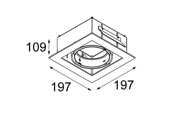 Ceiling recessed spotlight MULTIPLE 1 Multiple Collection By Modular ...