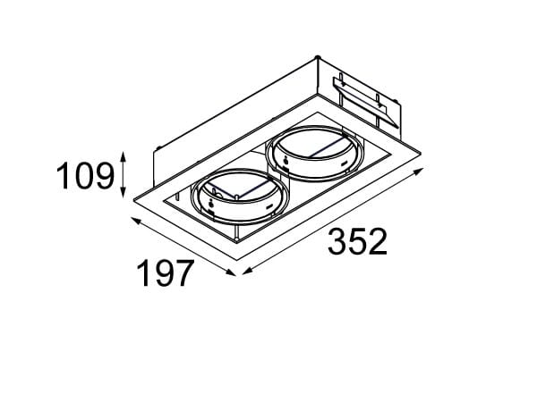 Ceiling recessed spotlight MULTIPLE 2 Multiple Collection By Modular ...