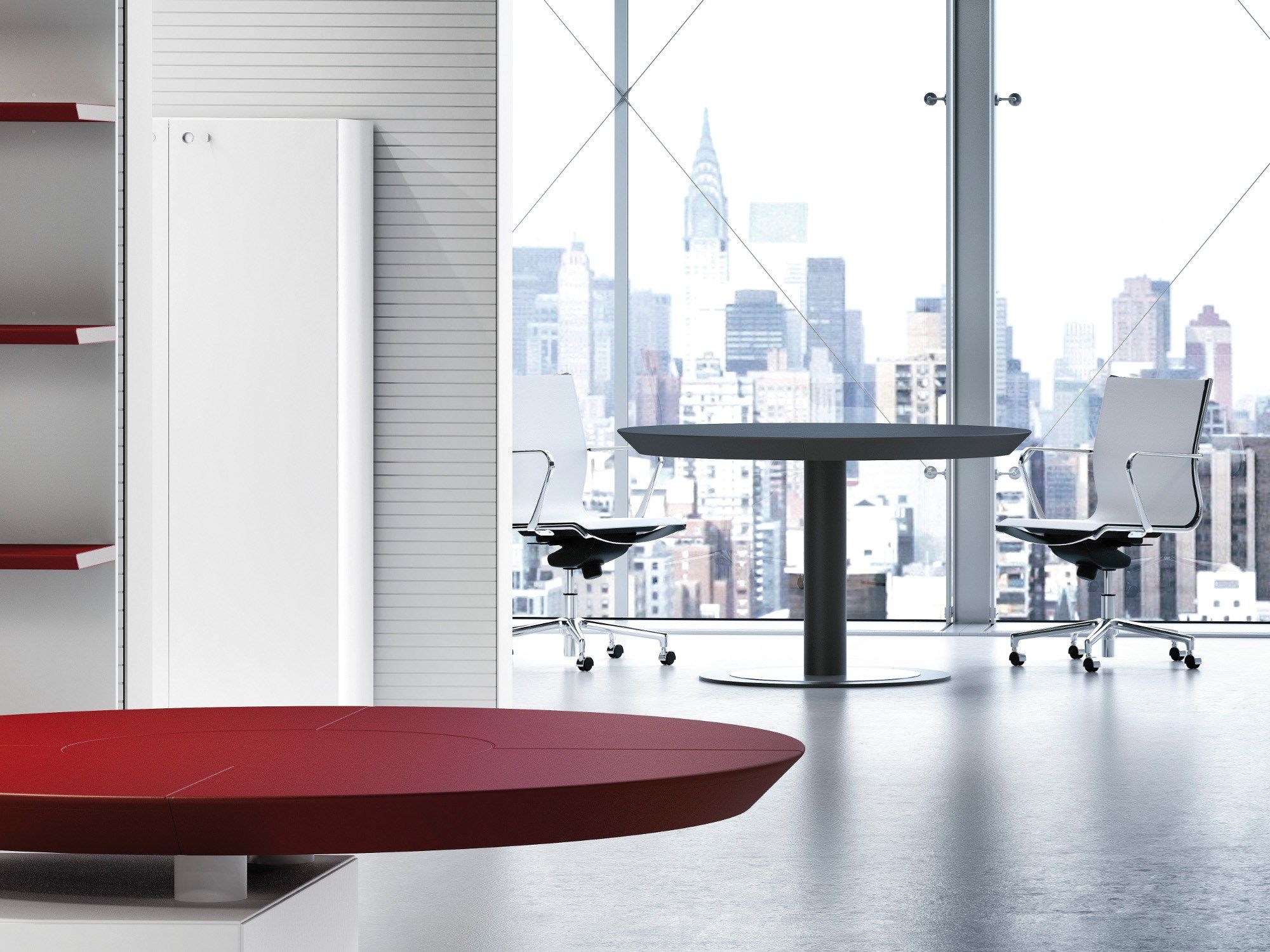 MULTIPLICEO | Round meeting table By FANTONI