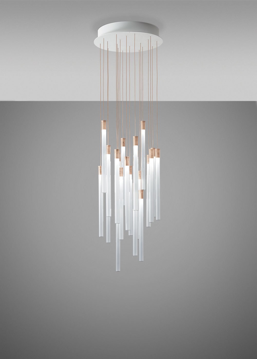 MULTISPOT TOOBY | Borosilicate glass pendant lamp By Fabbian design ...