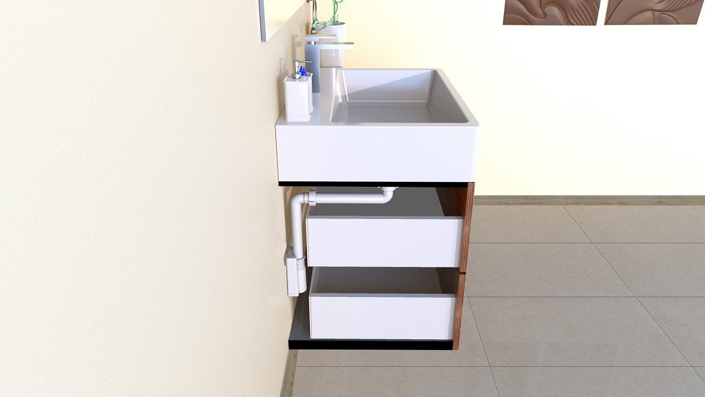 MURALES Polypropylene siphon By Bonomini