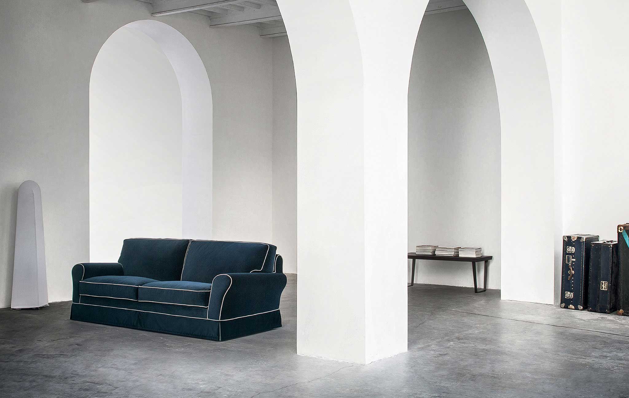 2 seater fabric sofa MURANO By Bodema design Giuseppe Manzoni