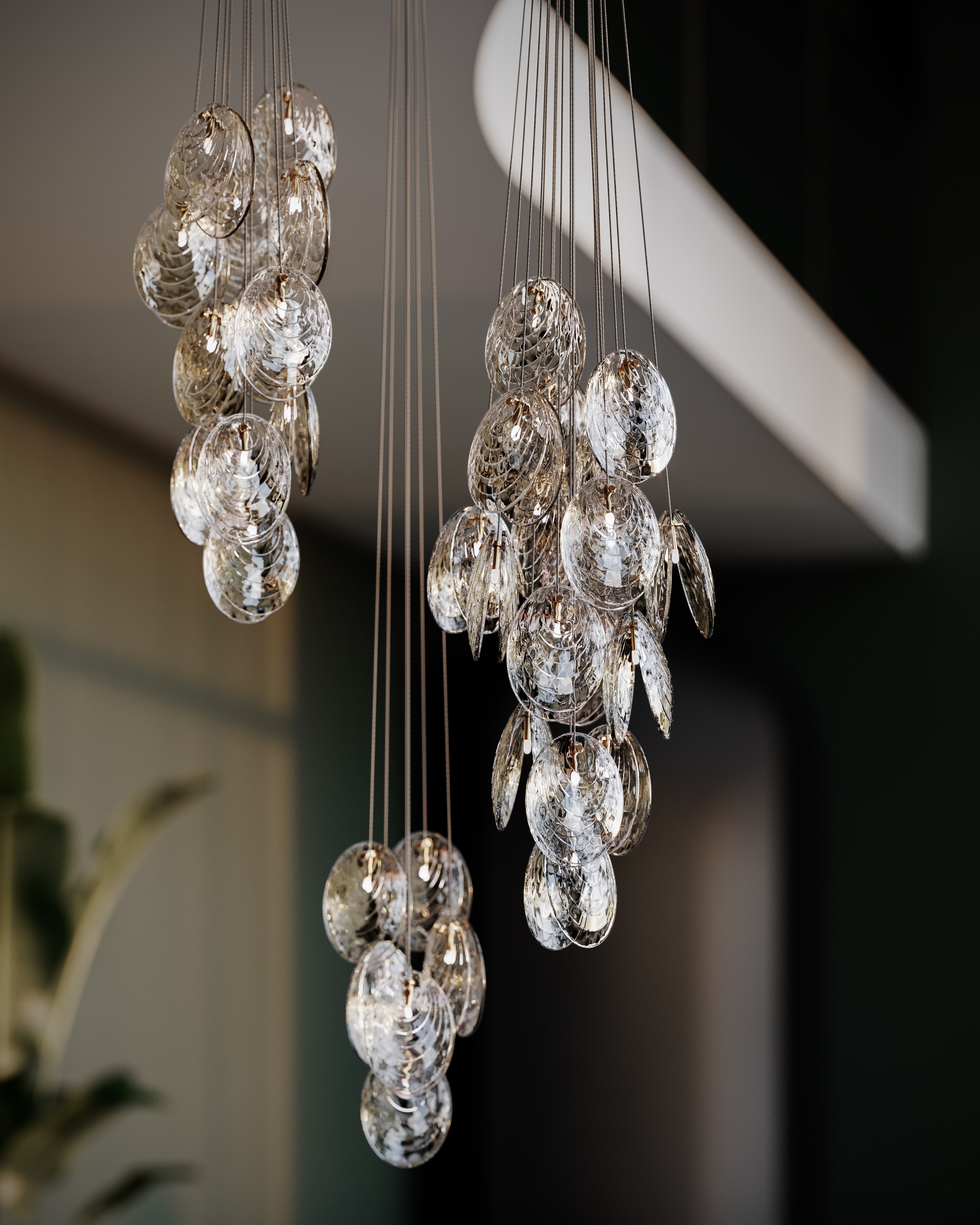 MUSSELS CLUSTER 12 Pendant lamp By Bomma