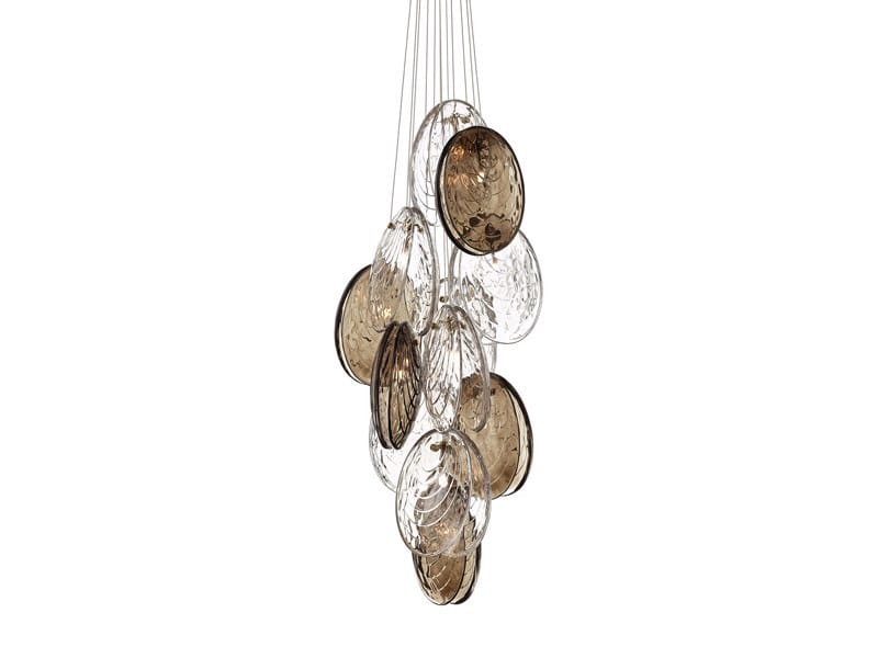 MUSSELS CLUSTER 12 Pendant lamp By Bomma