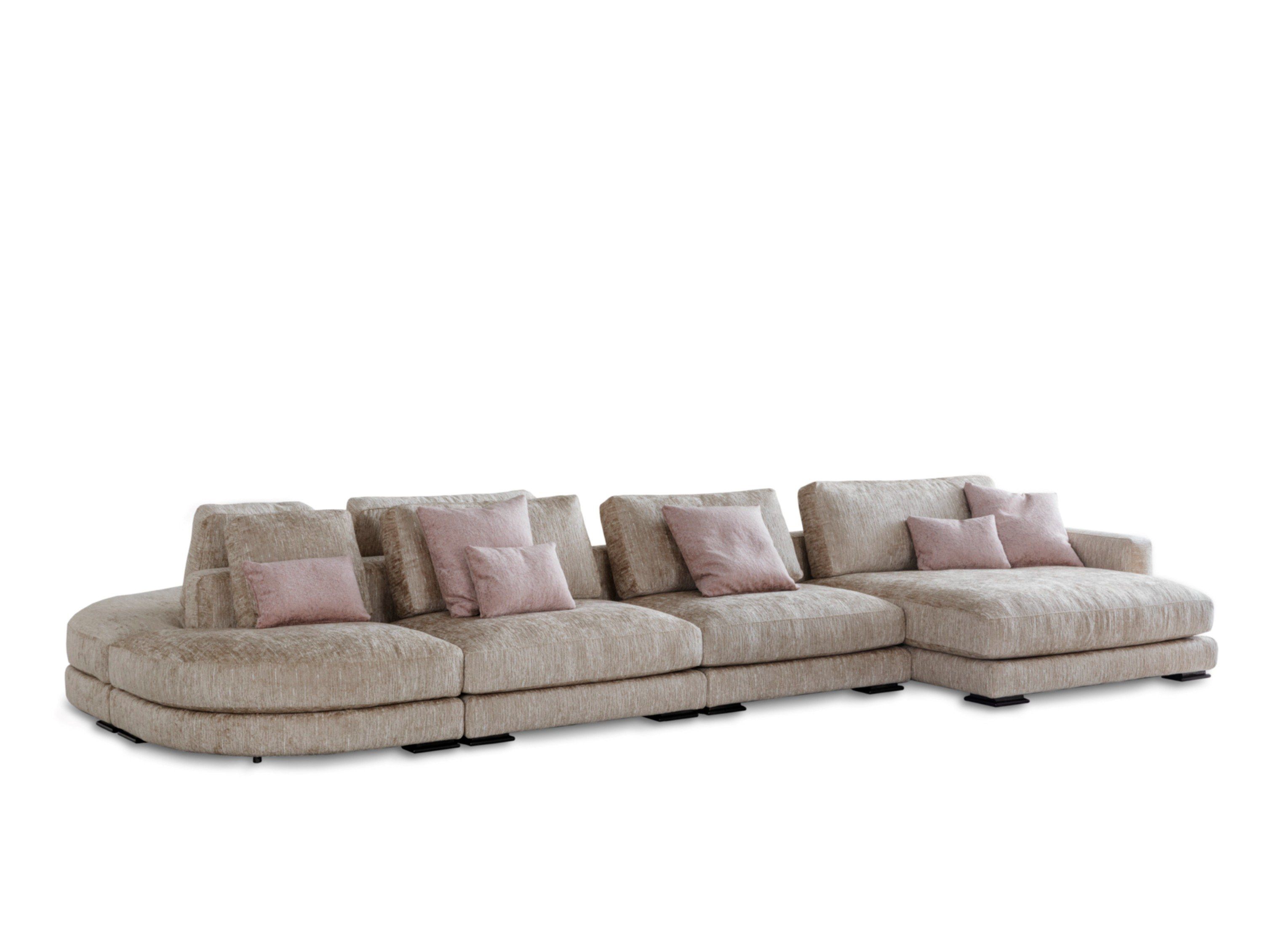 MYPLACE Modular sofa with removable cover By Flou | design Emanuela Garbin