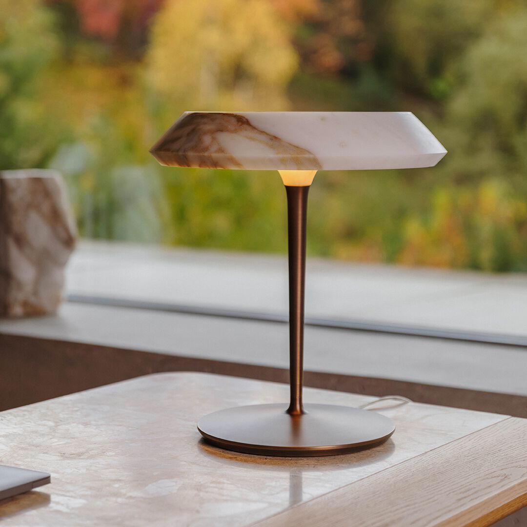 FIORE CALACATTA GOLD Marble table lamp By Maami Home | design Fábio ...