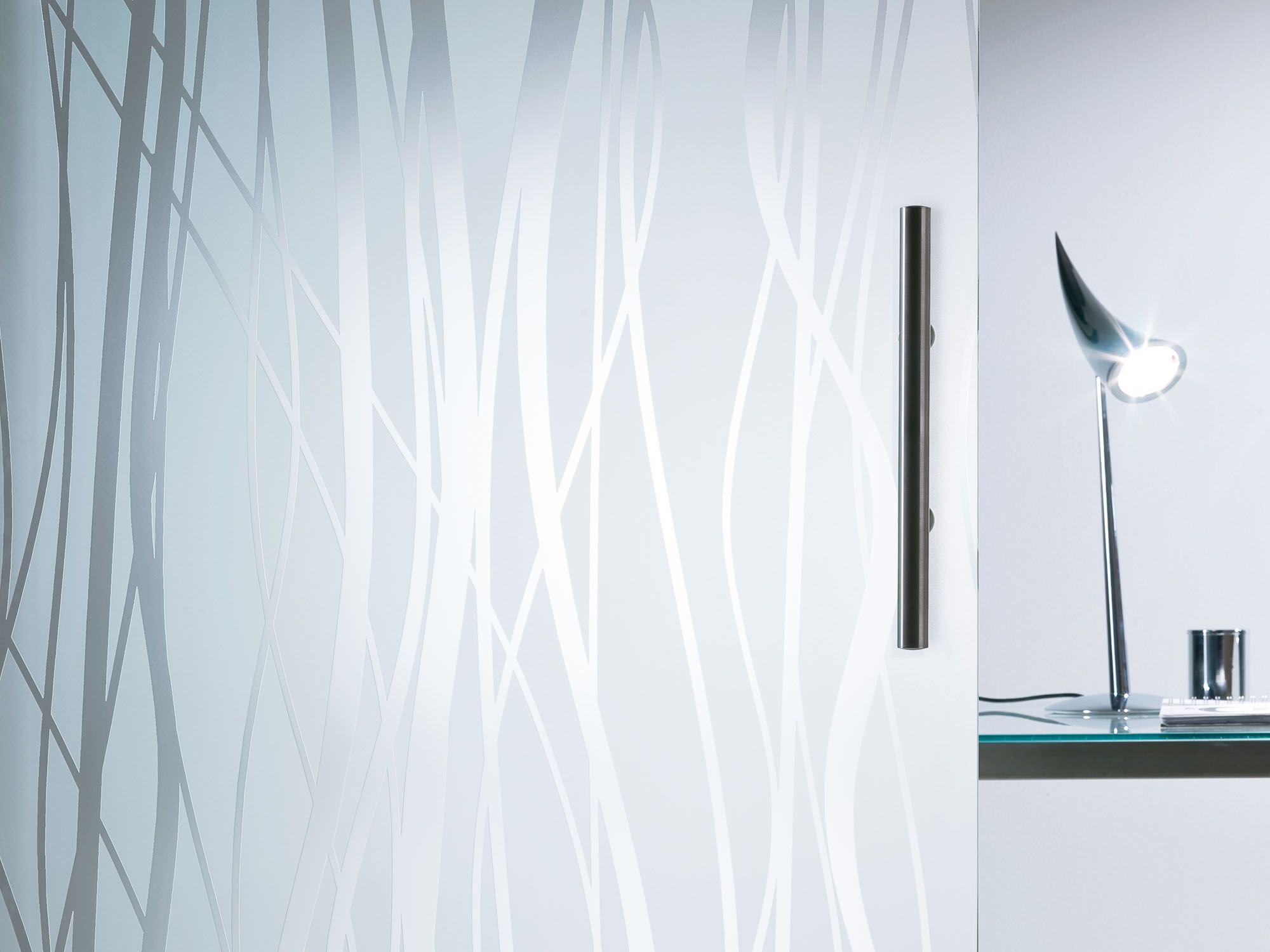 Vetro satinato decorato MADRAS® FILI - Madras® - Edilportale