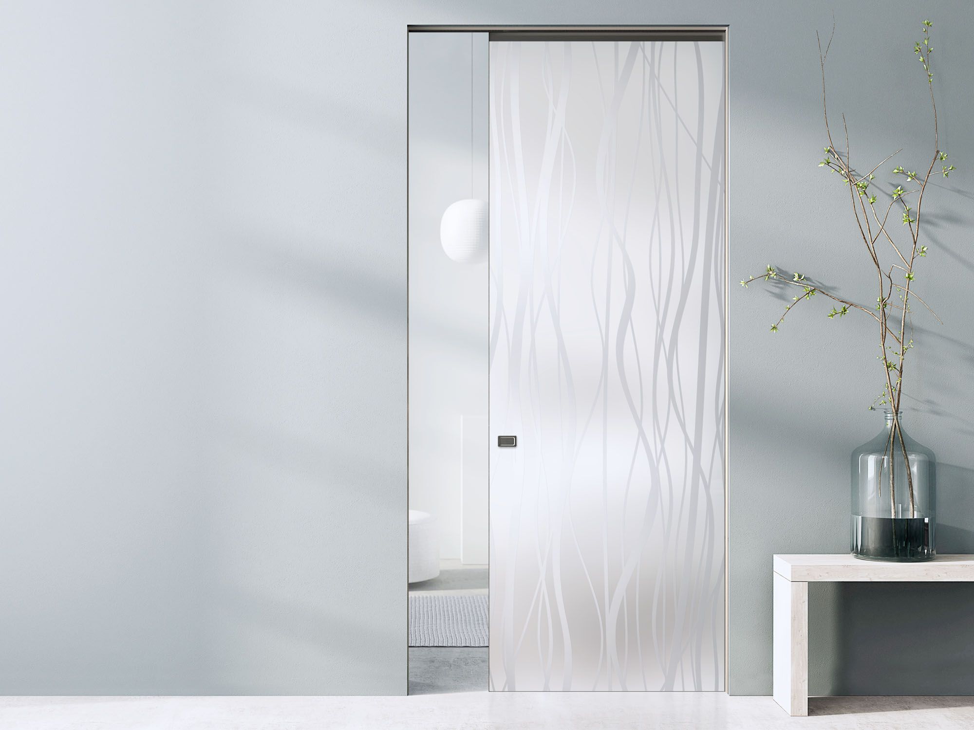 Vetro satinato decorato MADRAS® FILI - Madras® - Edilportale