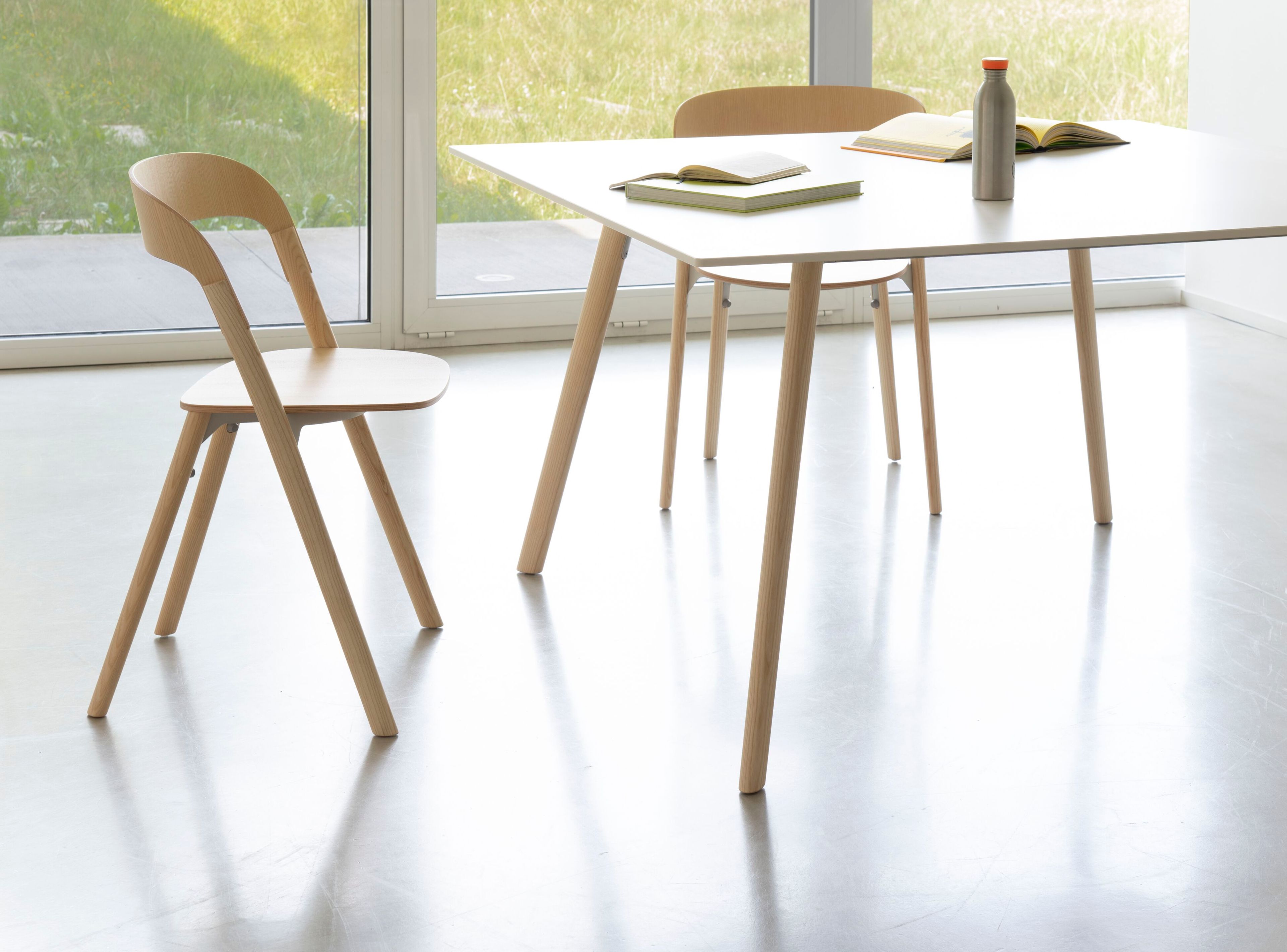 PILA Stackable multi-layer wood chair By Magis | design Ronan & Erwan Bouroullec