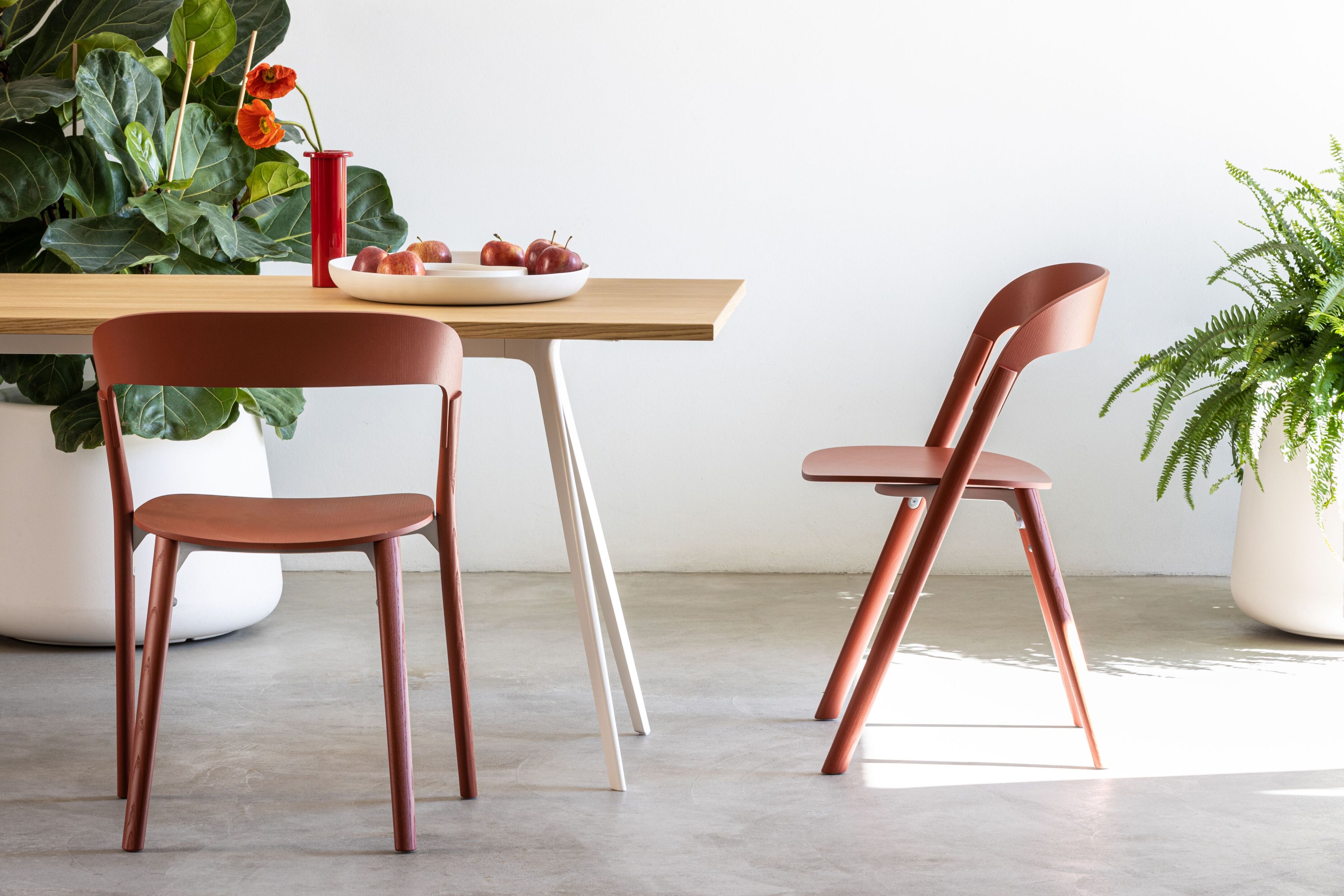 PILA Stackable multi-layer wood chair By Magis | design Ronan & Erwan Bouroullec