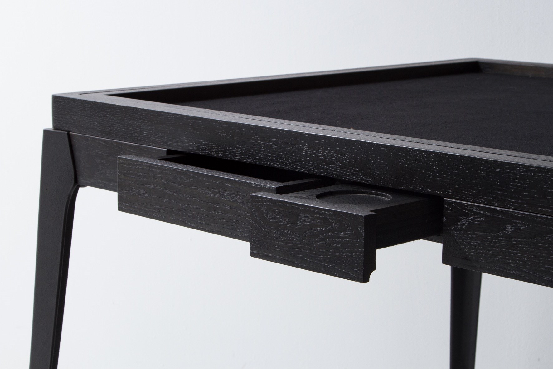 Mahjong card table Square oak game table By District Eight
