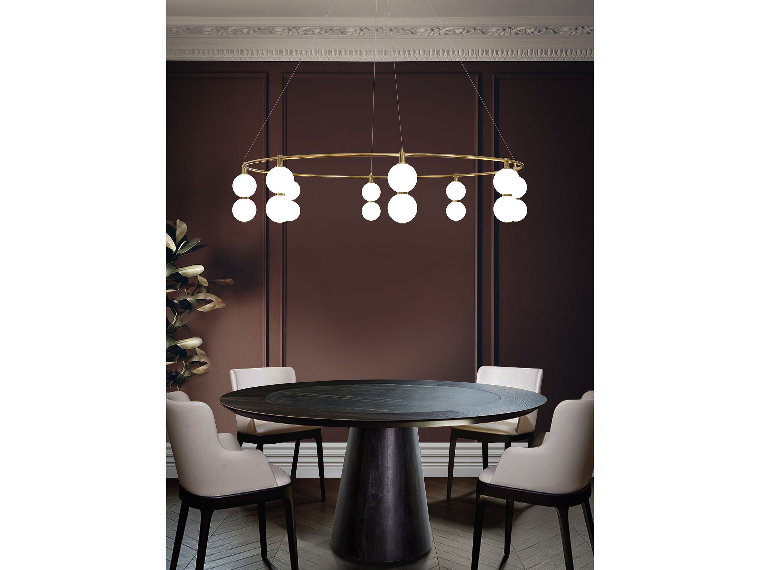 ECHO CHANDELIER CIRCULAR LARGE Pendelleuchte By Marc Wood Studio