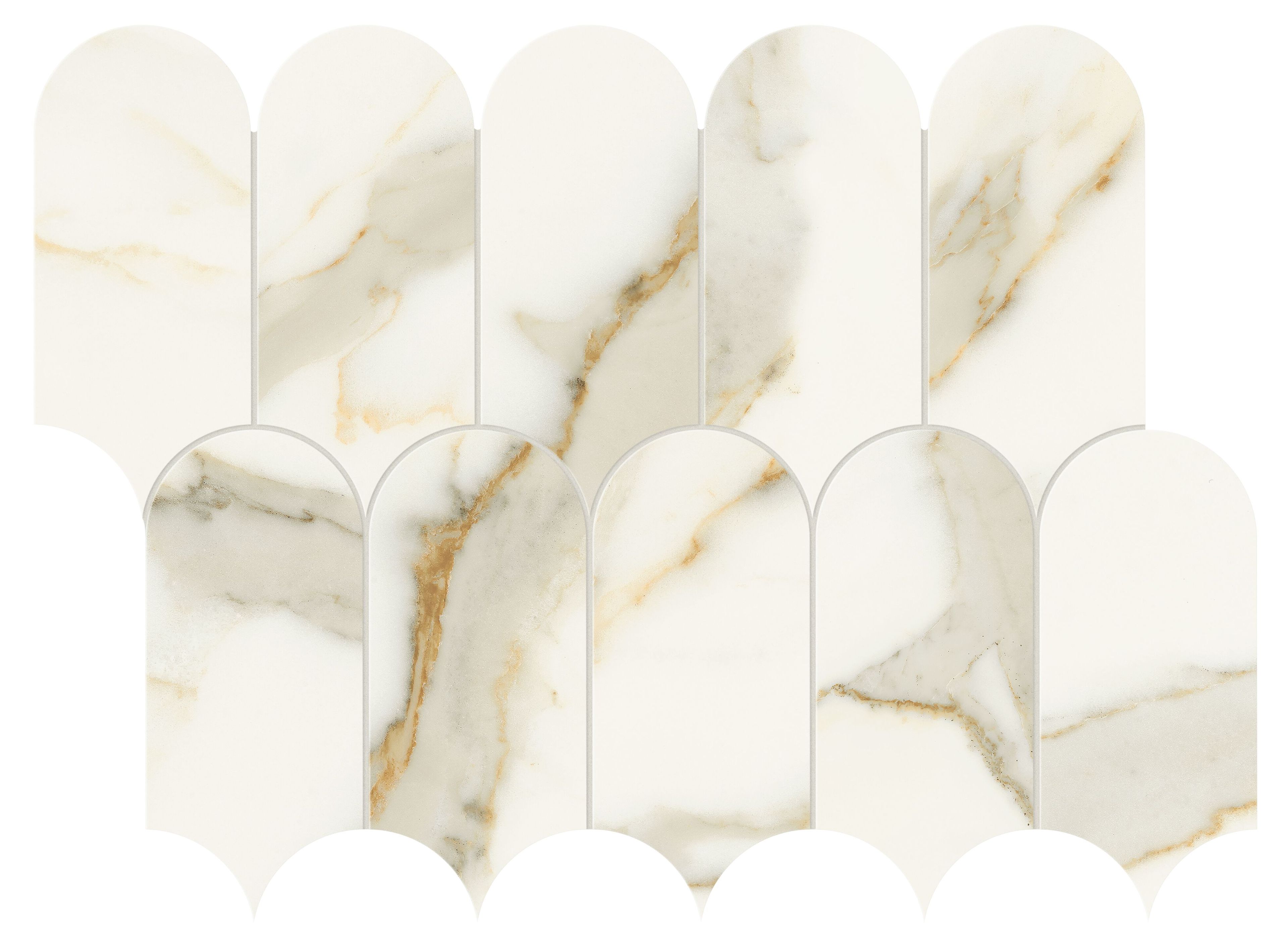 SCULTOREA CALACATTA ORO FINO Mosaic By Marca Corona