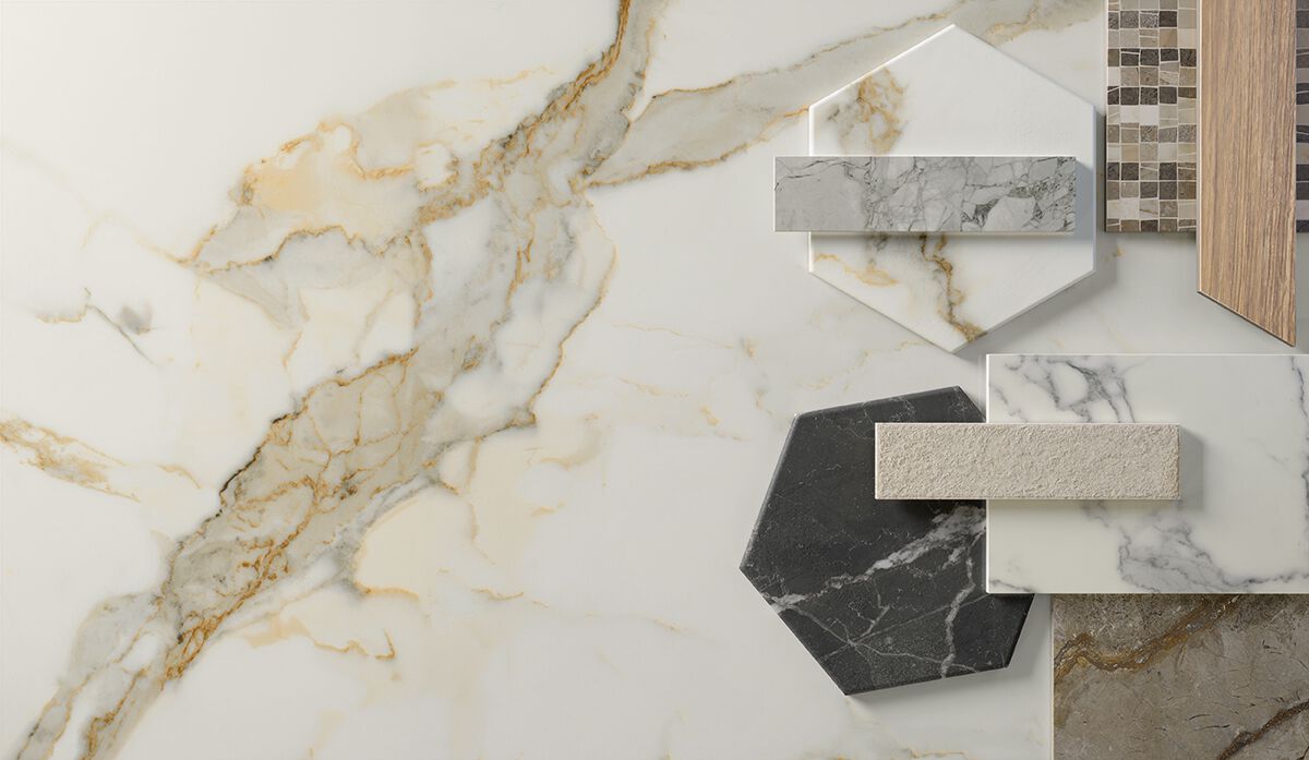SCULTOREA ESAGONA CALACATTA ORO FINO Wall tiles By Marca Corona