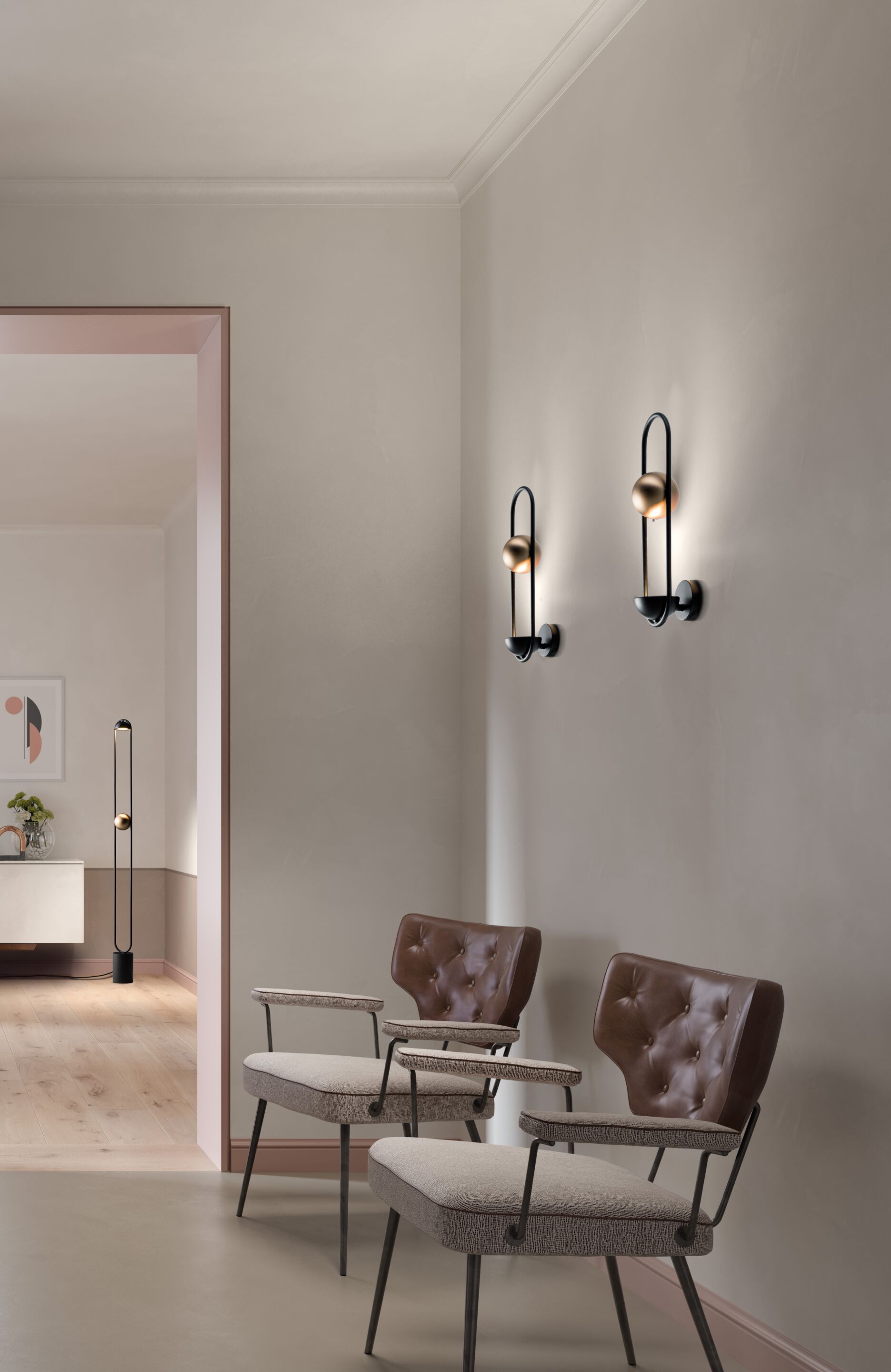 LUPPITER A1 SF Wall lamp By Masiero