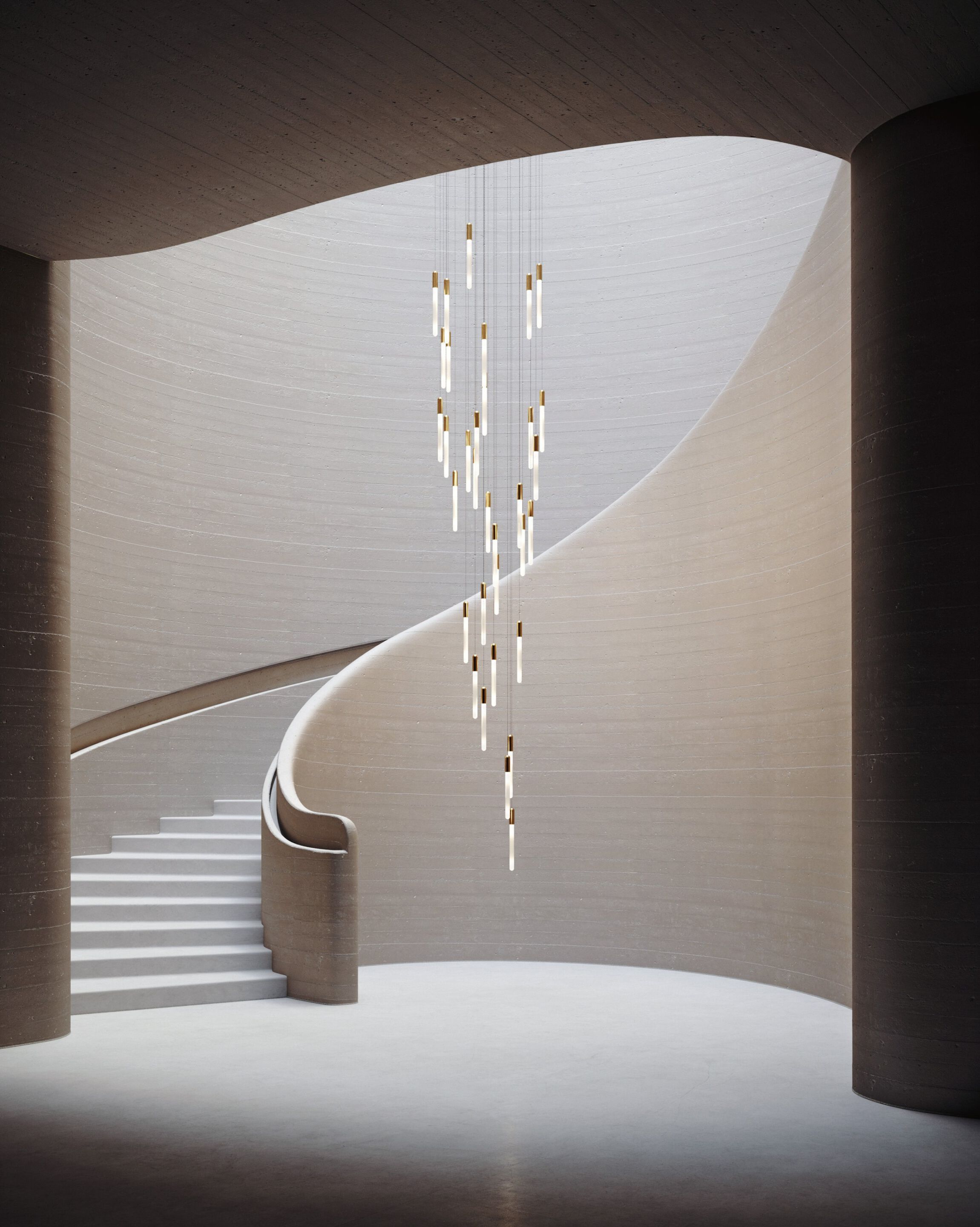 CASCADIA LED opal glass pendant lamp By Matthew McCormick | design ...