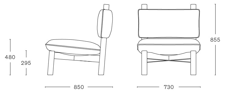 MC25 PAF PAF Easy chair By Mattiazzi