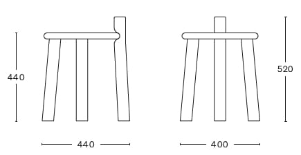 MC27 DOPO Stool By Mattiazzi