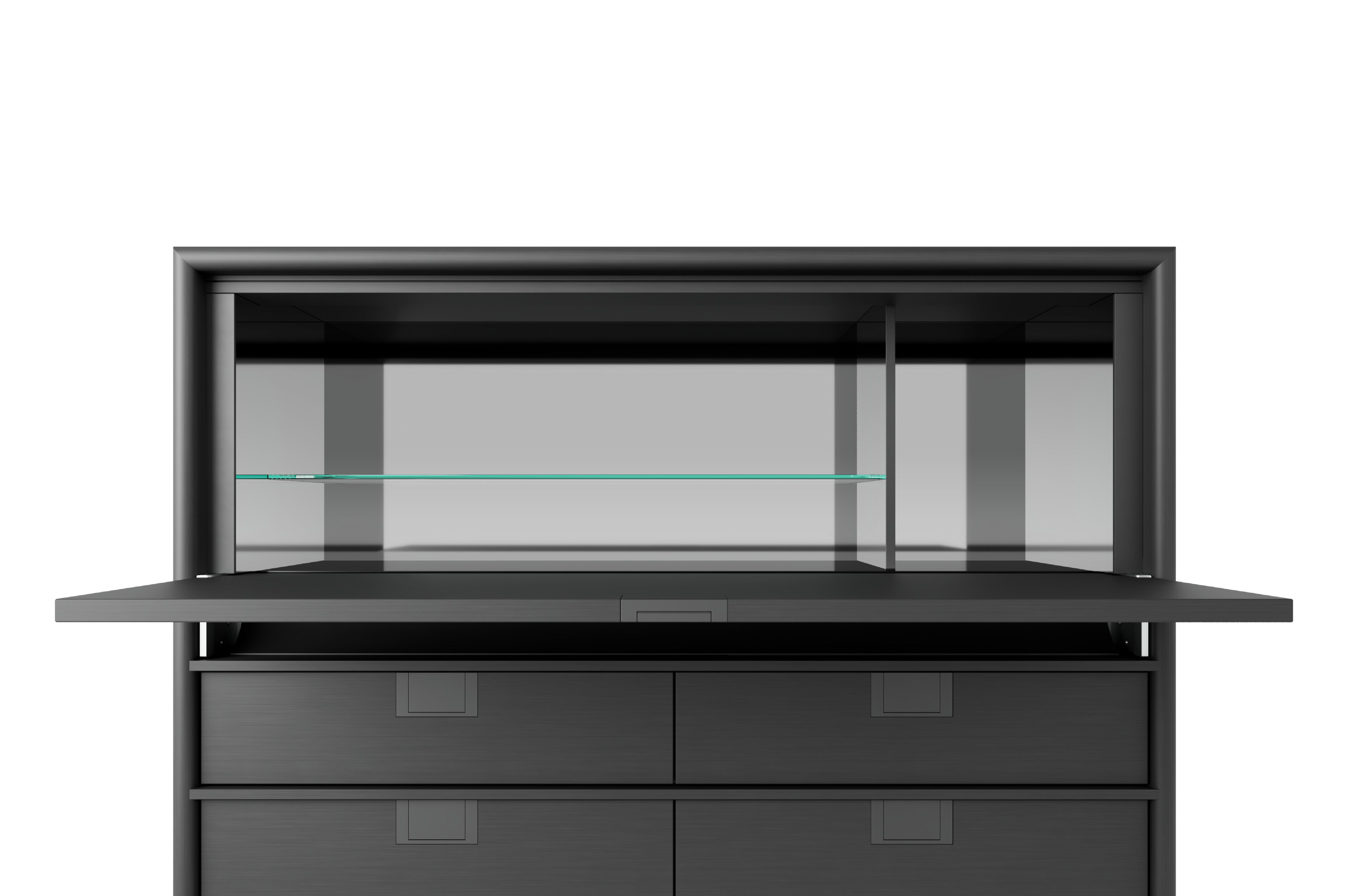 Credenza in legno con ante a battente e cassetti ARTEMONE - Maxalto ...