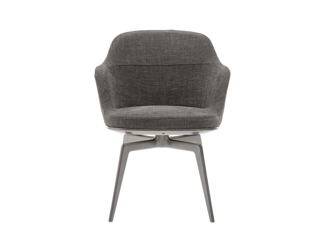 CARATOS Swivel fabric chair with armrests By Maxalto | design Antonio ...