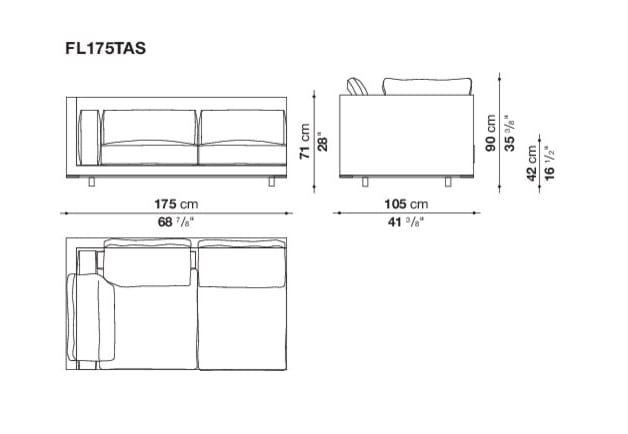 FLORIUS Sofa By Maxalto