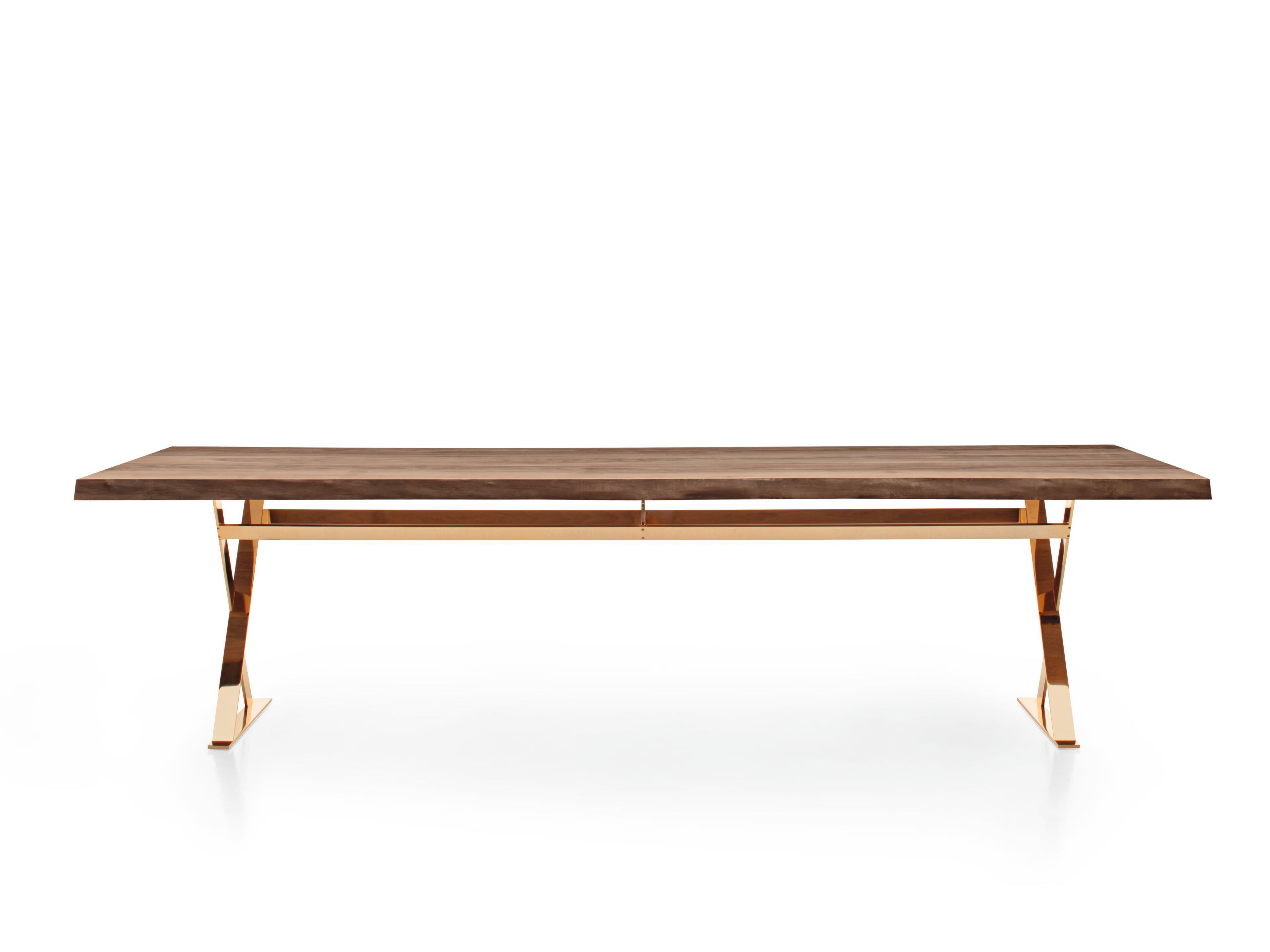 PATHOS 50 Rectangular walnut table By Maxalto | design Antonio Citterio