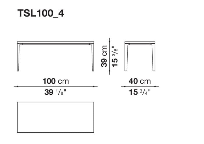 SOLEIDE Coffee table By Maxalto