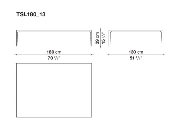 SOLEIDE Coffee table By Maxalto