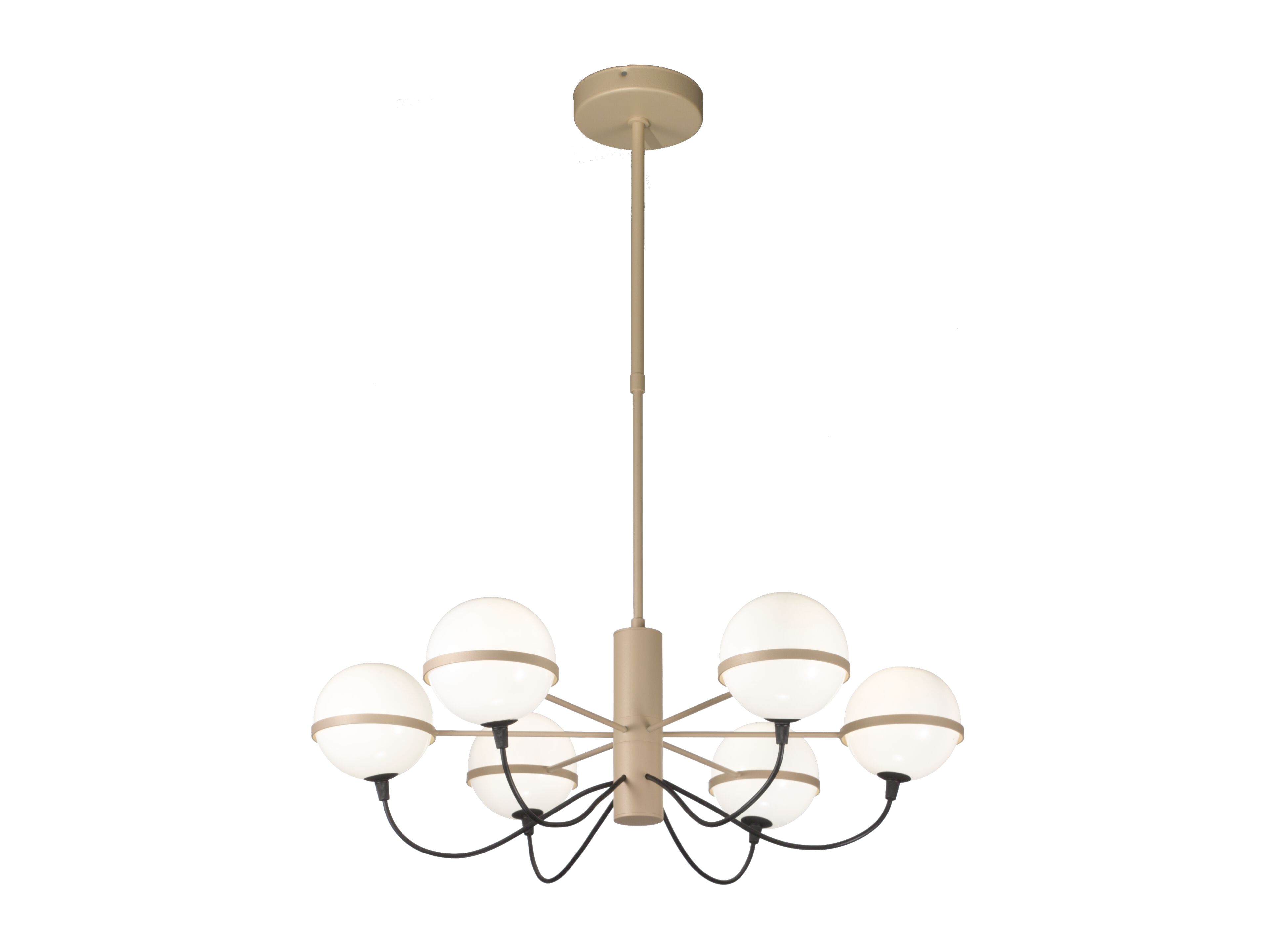 GIRO Lampadario a LED in vetro By Metal Lux