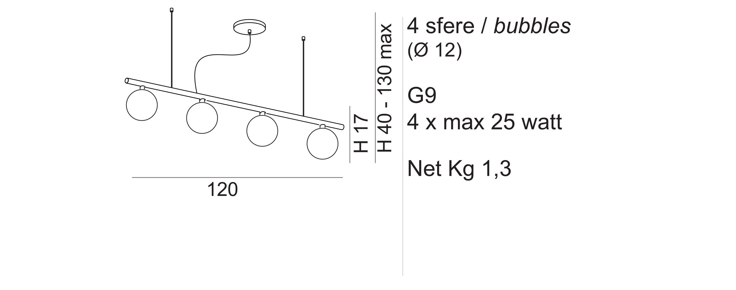 LIBRA Pendant lamp By Metal Lux