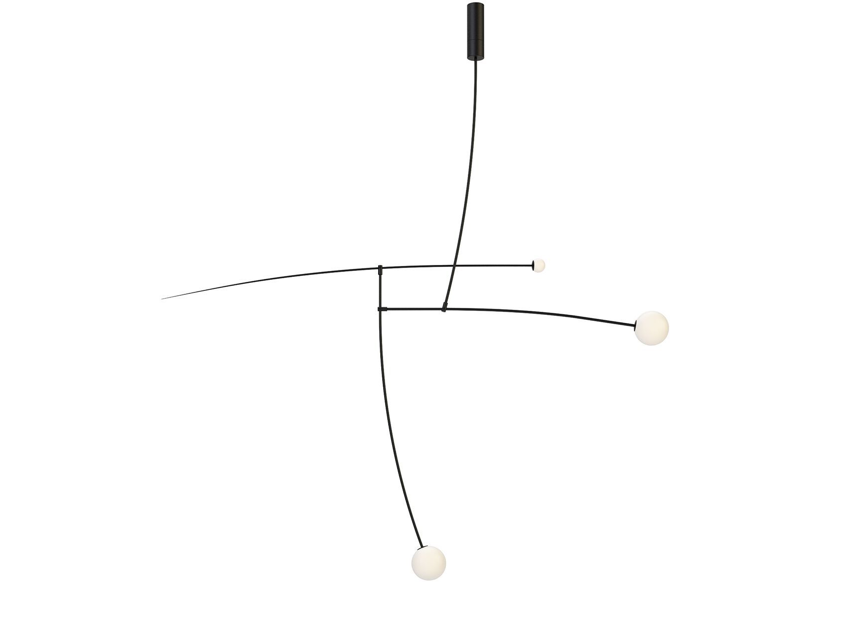 MOBILE CHANDELIER 14 LED handmade brass pendant lamp By Michael Anastassiades