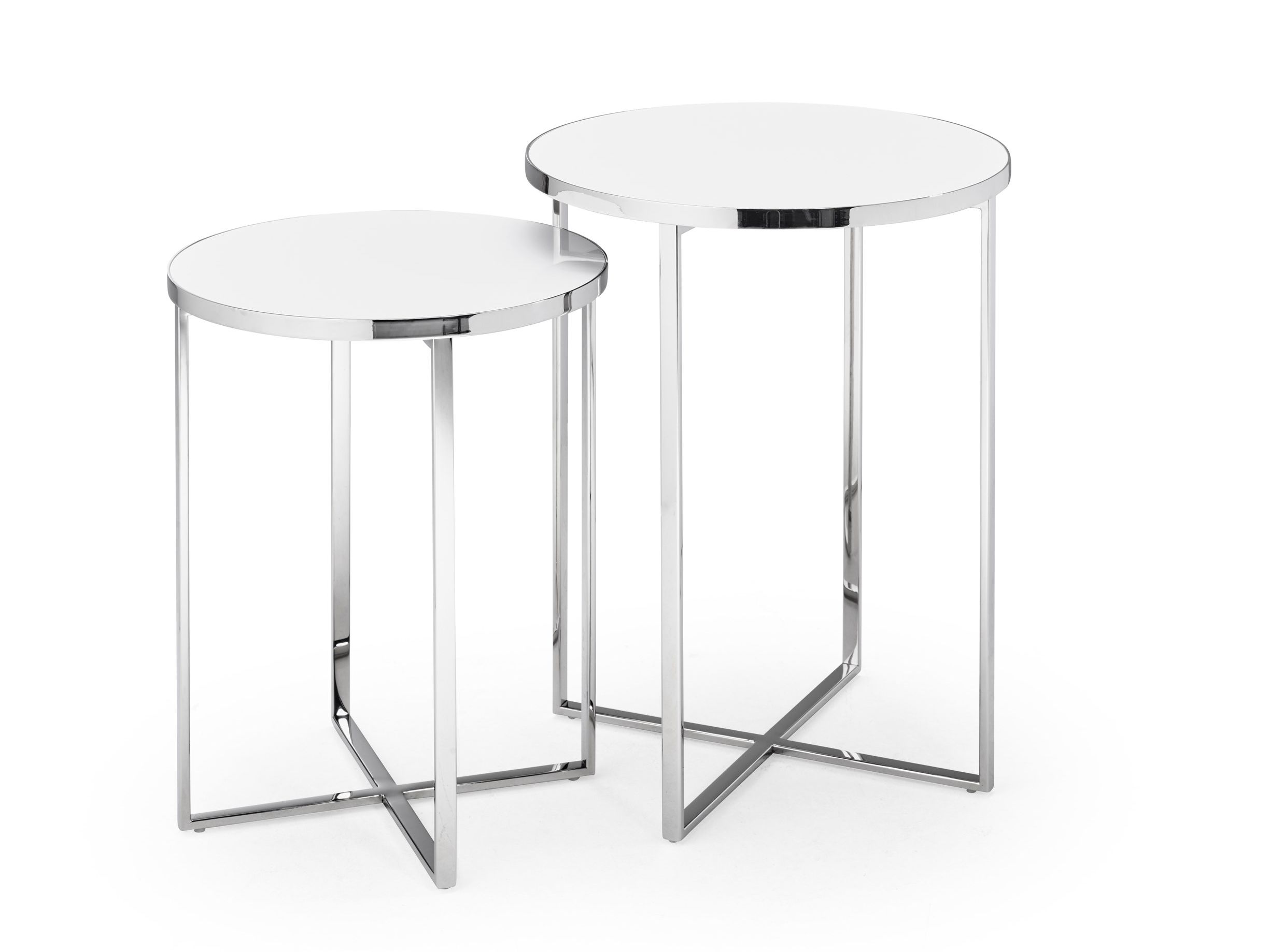 MINIMIZE ROUND Round metal coffee table By YOMEI