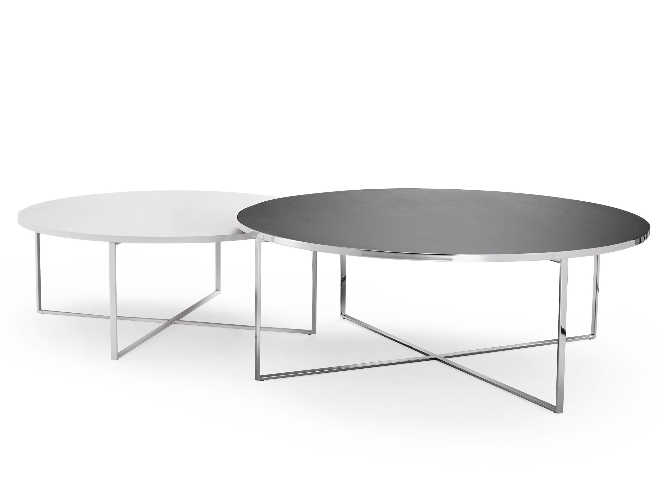 MINIMIZE ROUND Round metal coffee table By YOMEI