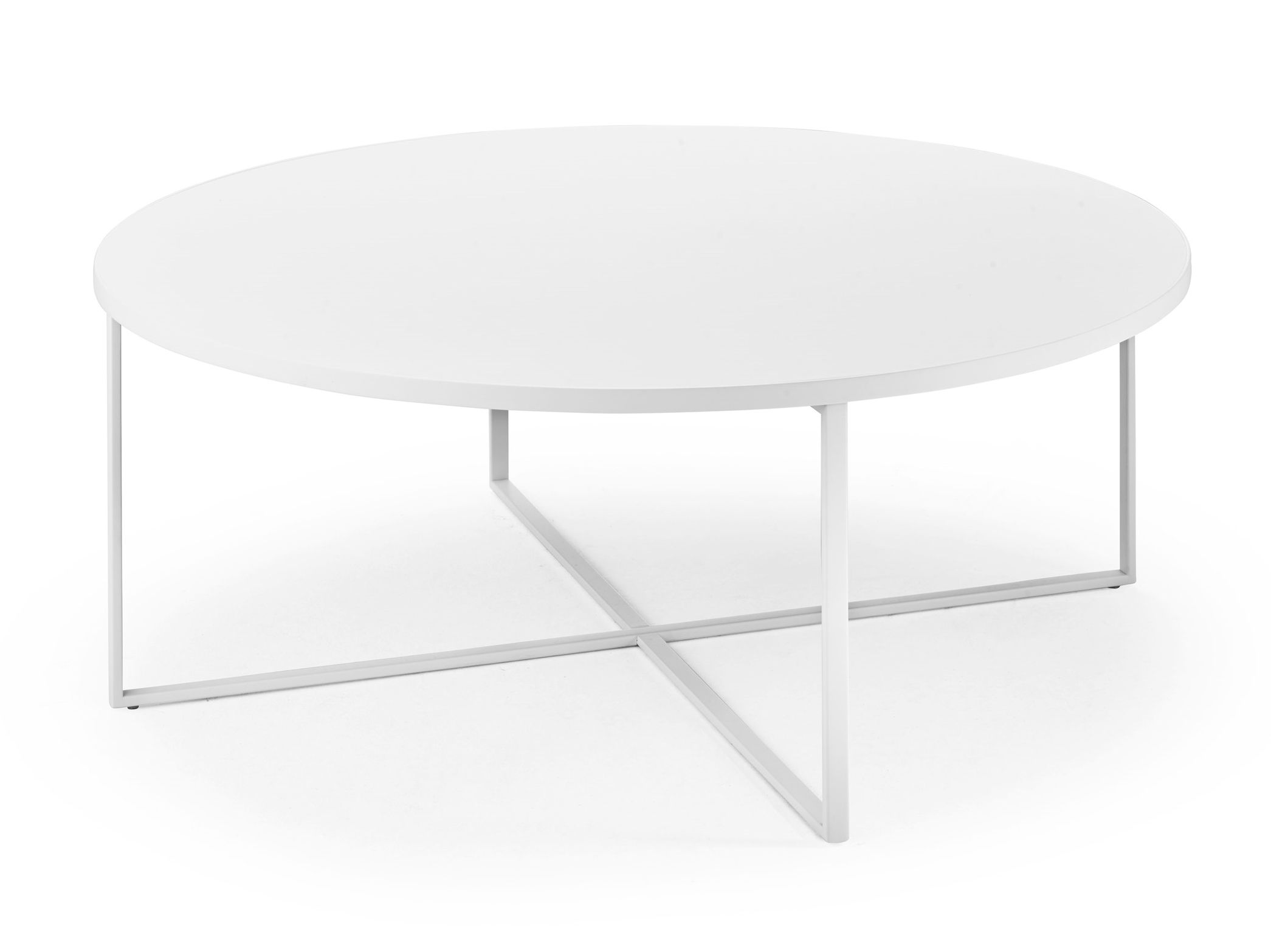 MINIMIZE ROUND Round metal coffee table By YOMEI