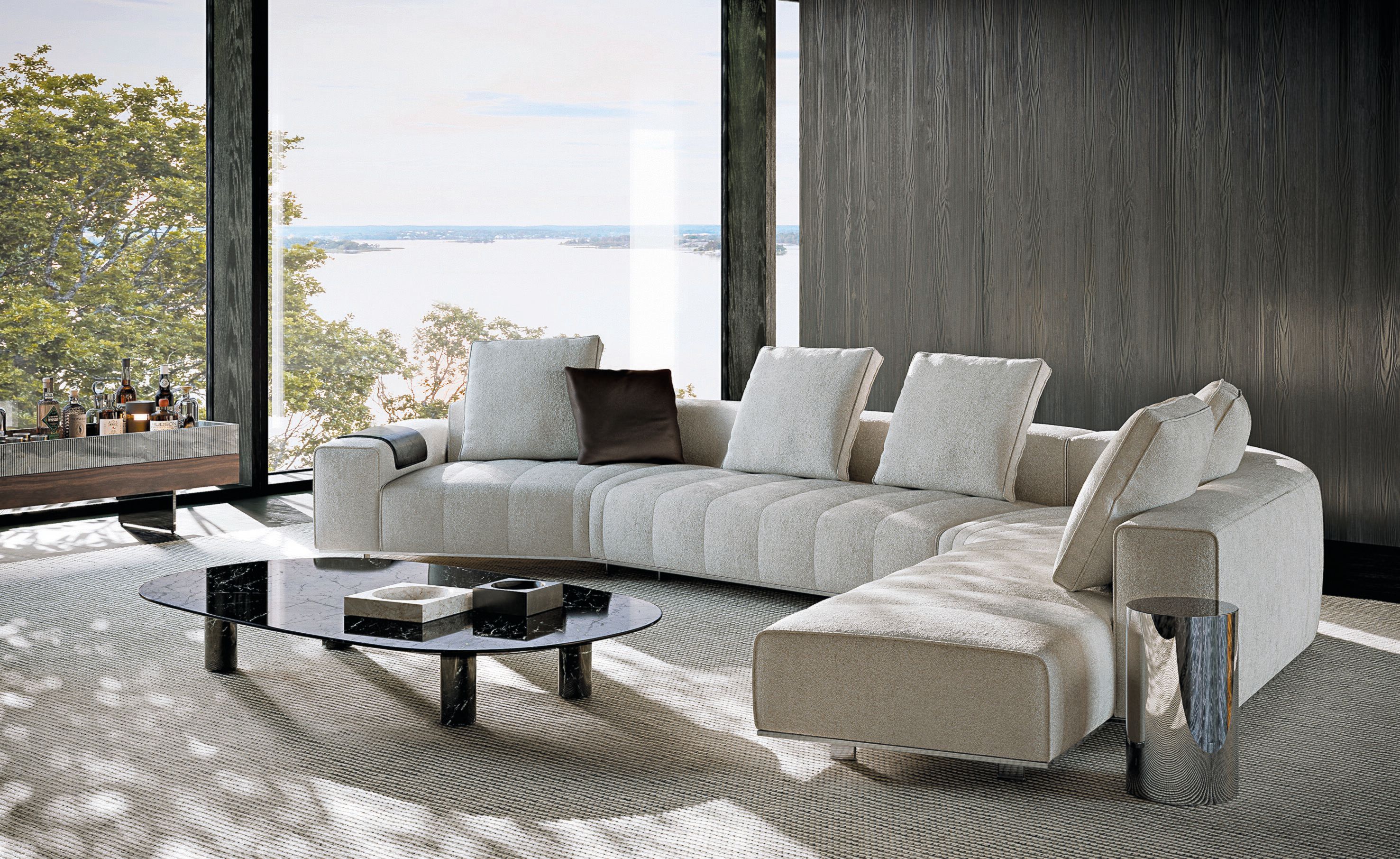 GOODMAN Sofa By Minotti | design Rodolfo Dordoni