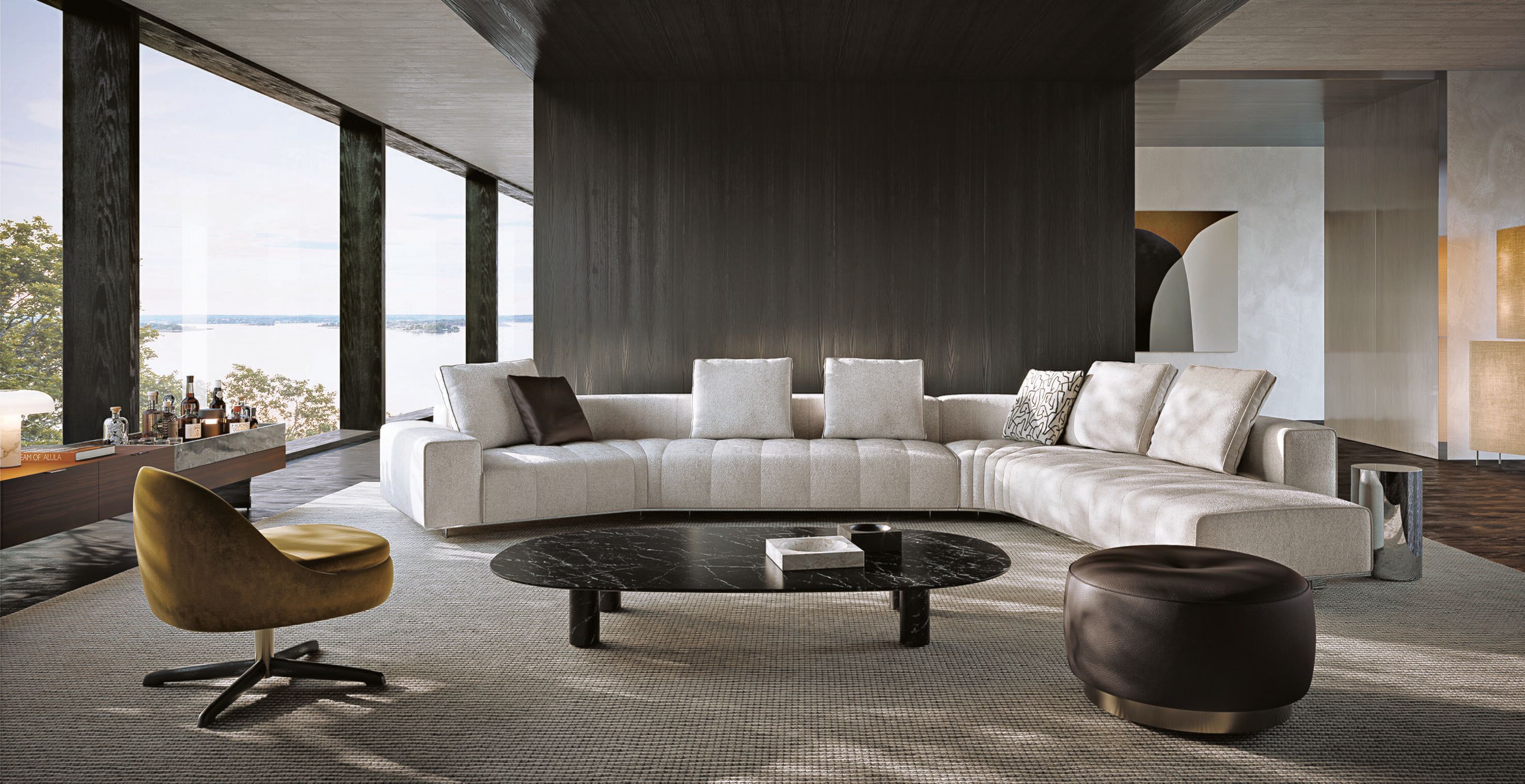 GOODMAN Sofa By Minotti | design Rodolfo Dordoni