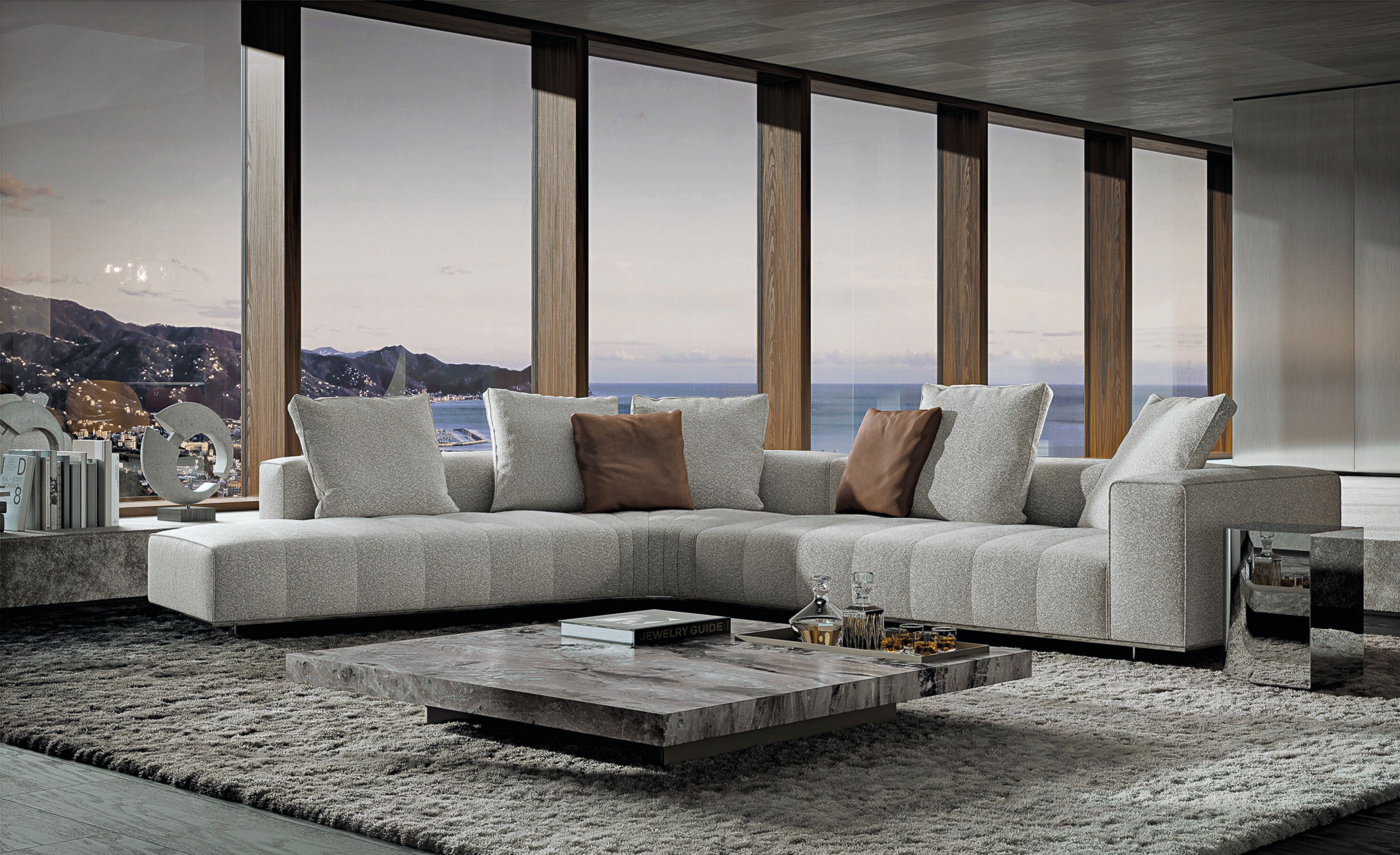 GOODMAN Sofa By Minotti | design Rodolfo Dordoni