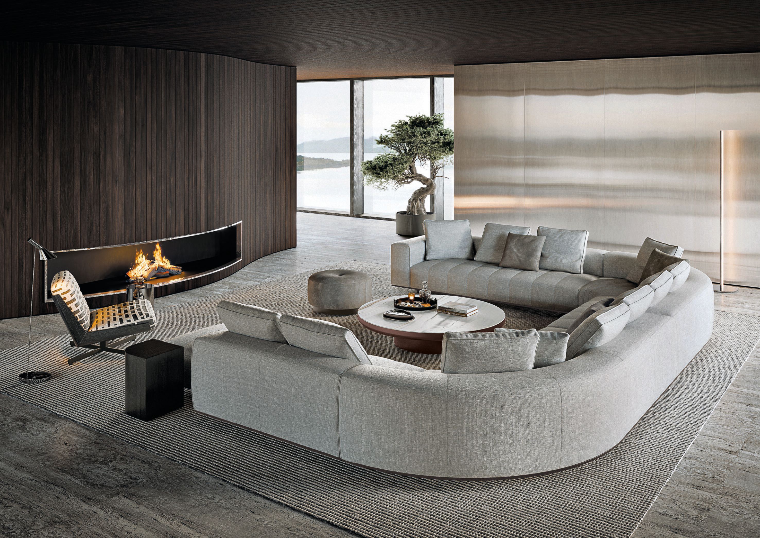 GOODMAN Sofa By Minotti | design Rodolfo Dordoni