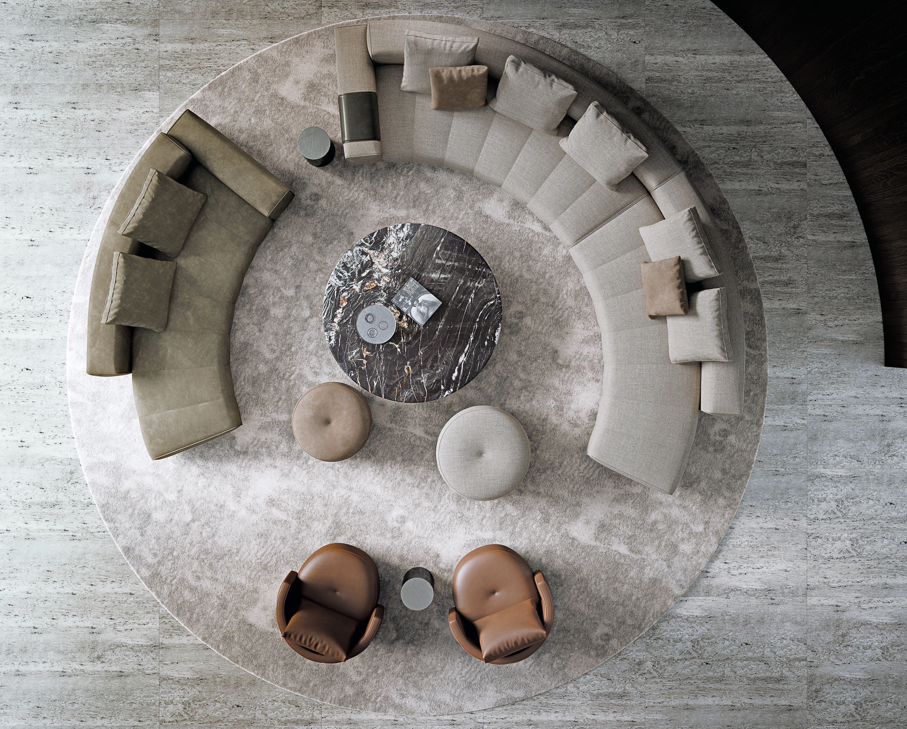 GOODMAN Sofa By Minotti | design Rodolfo Dordoni