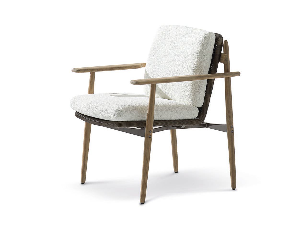 TRIO OUTDOOR Chair By Minotti