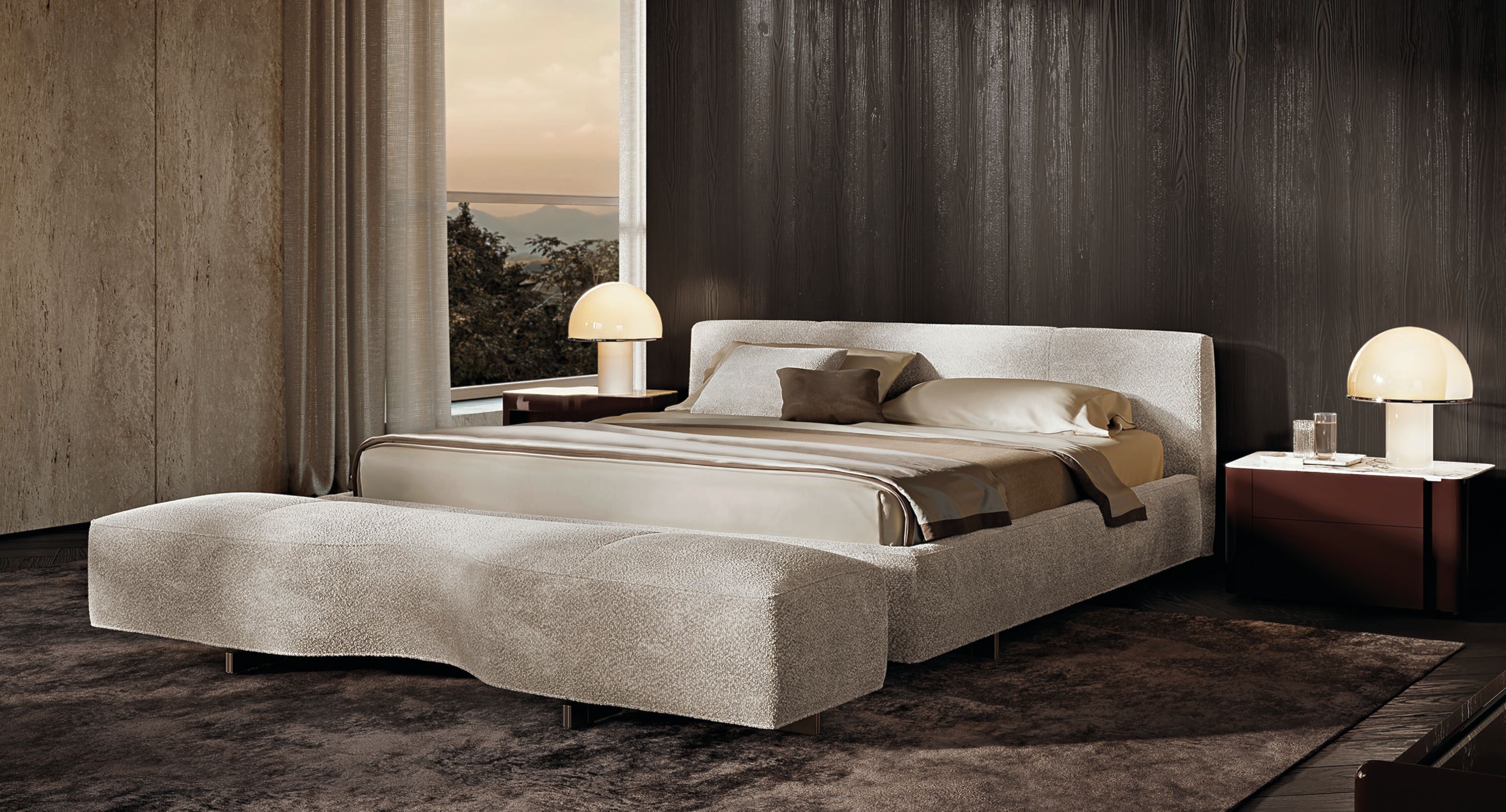 YVES Bed By Minotti