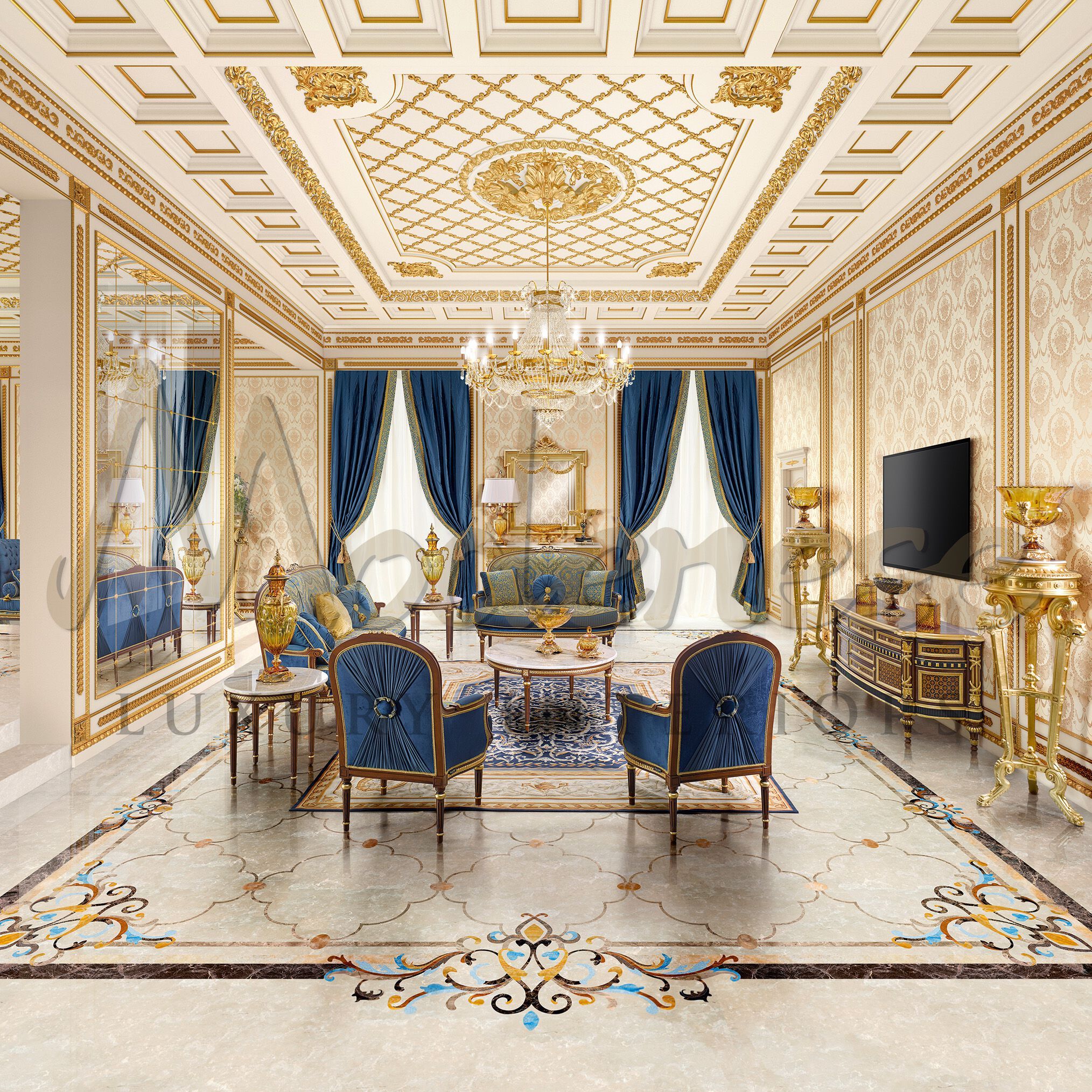 14846 Coffee table By Modenese Luxury Interiors