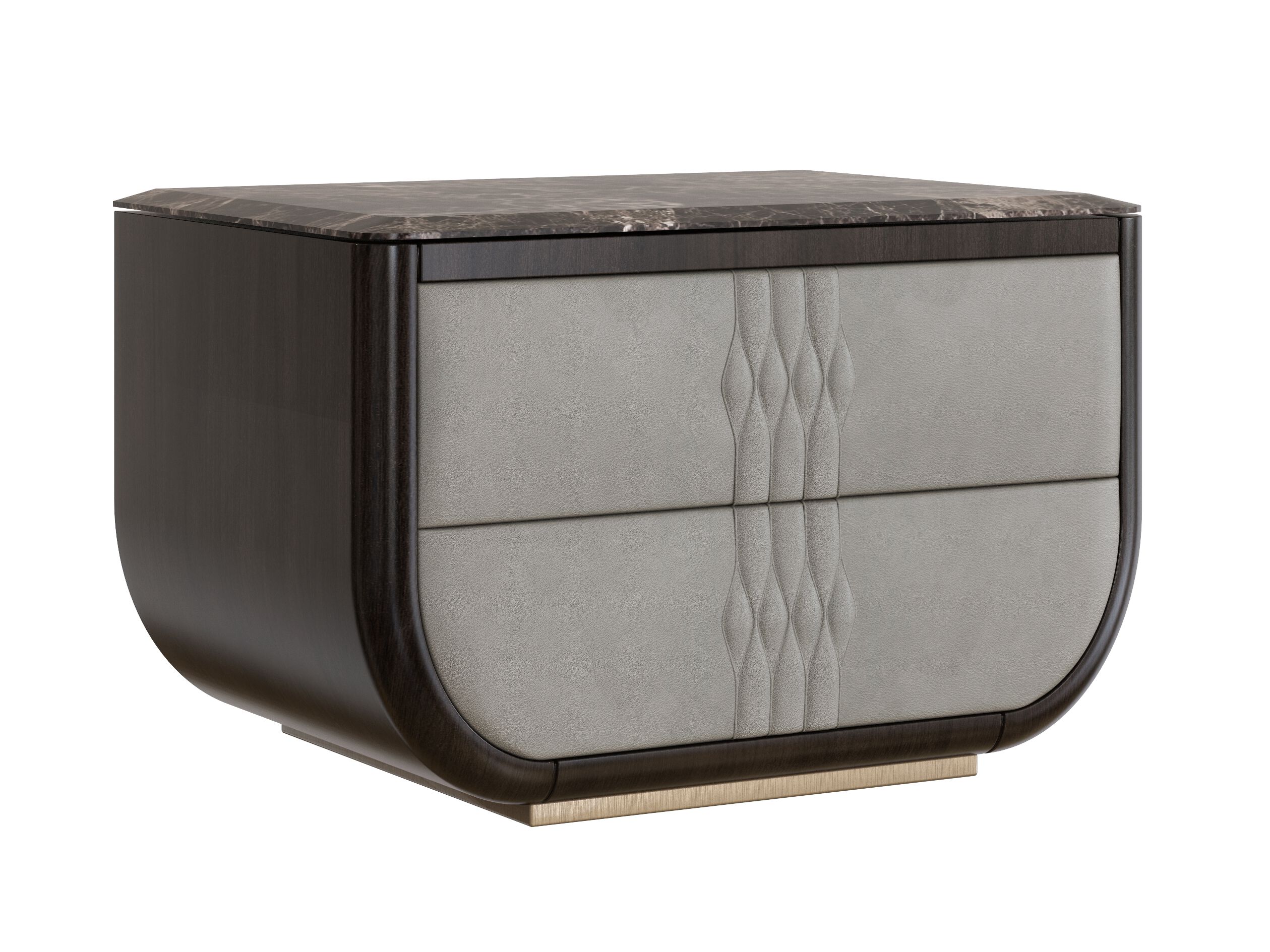 ELEGANT CURVED Bedside table By Modenese Luxury Interiors
