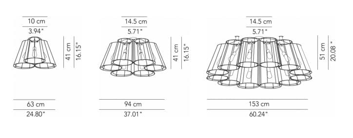 FLORINDA DESNUDA Ceiling lamp By Modo Luce