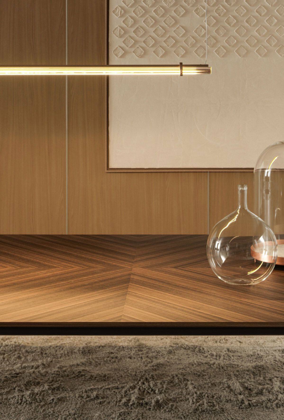 FILIGREE Rectangular wooden dining table By Molteni & C. | design ...