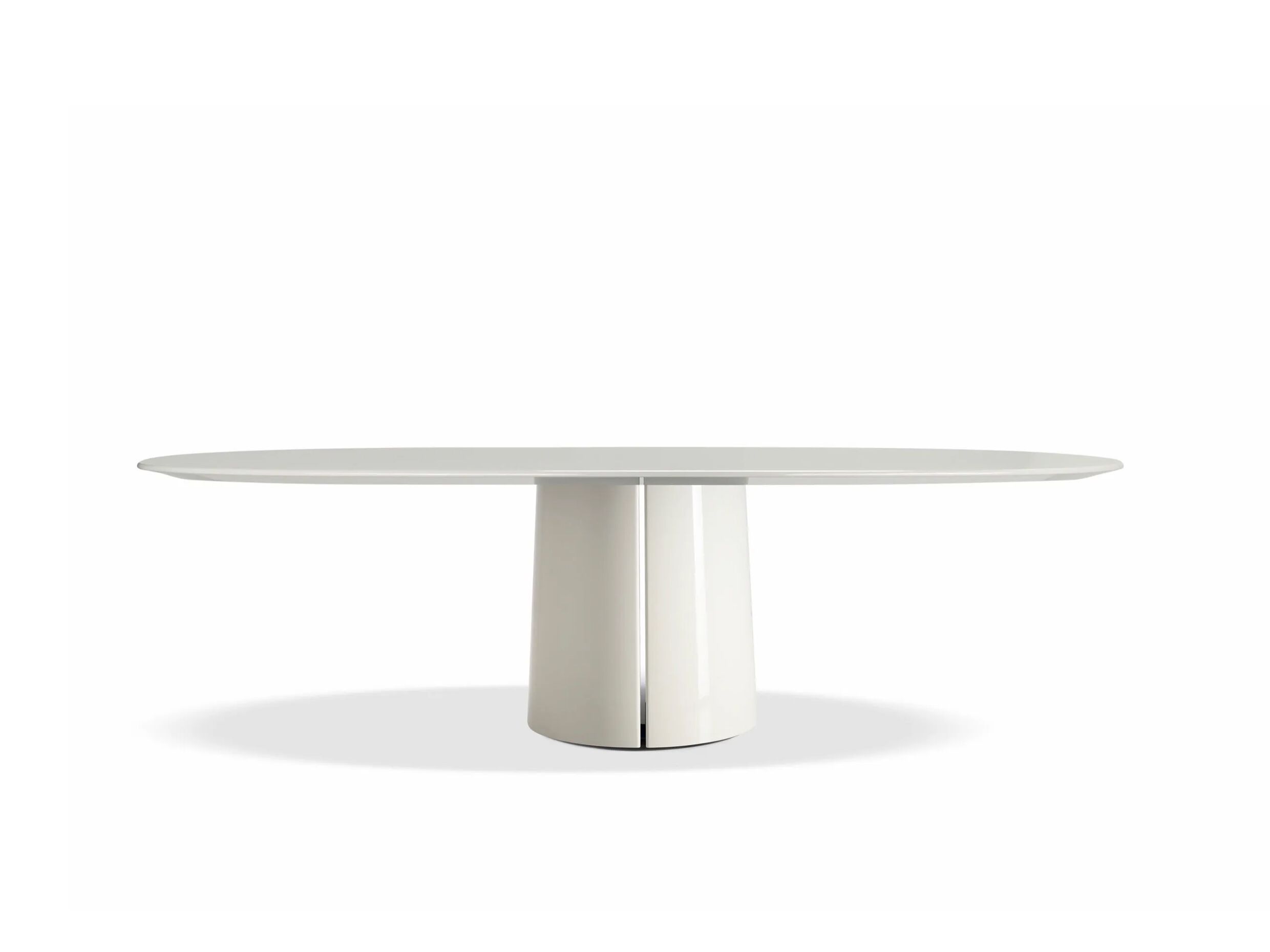 MATEO Oval wooden table By Molteni & C. | design Vincent Van Duysen
