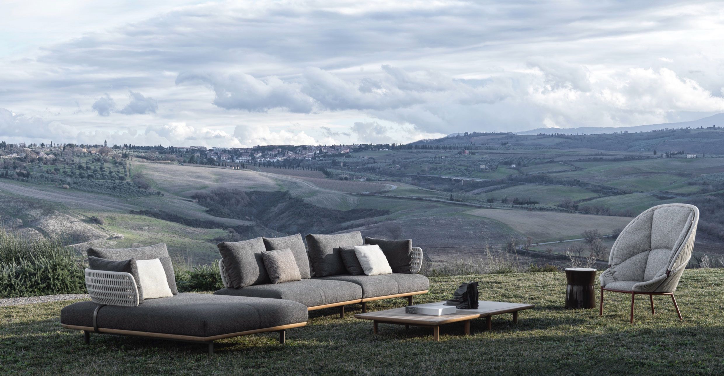 SWAY Garden sofa By Molteni & C.