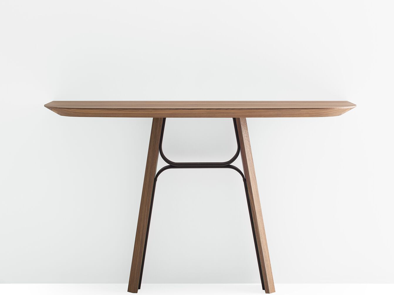 BRIDGE | Console table Demilune walnut console table By Morica Design