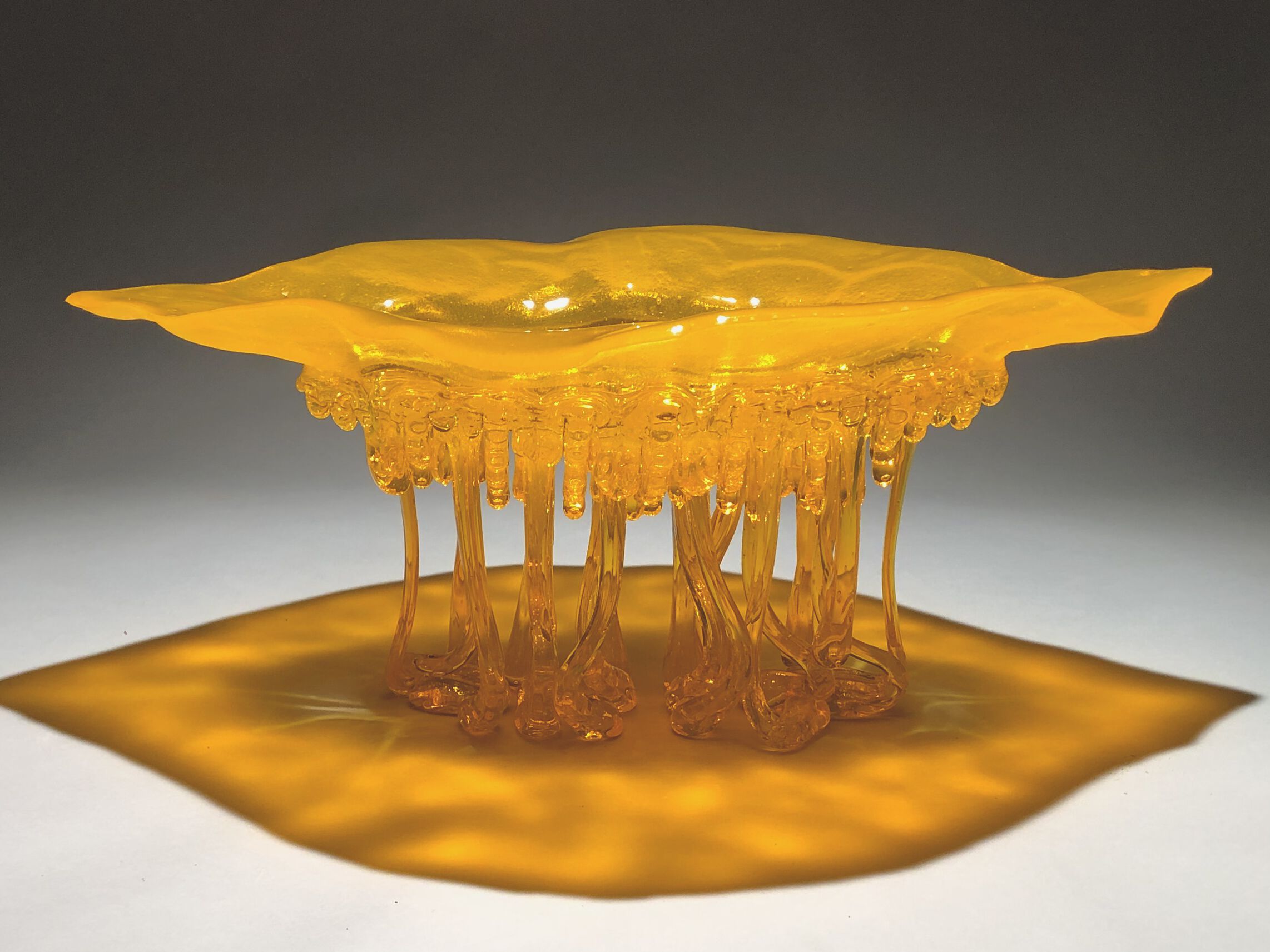 Centrotavola / scultura in vetro GOLDEN DROP - Mosche Bianche - Edilportale